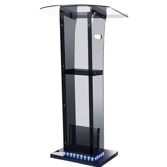 suzile | Other | Nwt Suzile Acrylic Podium Standled Lights 47 Black ...